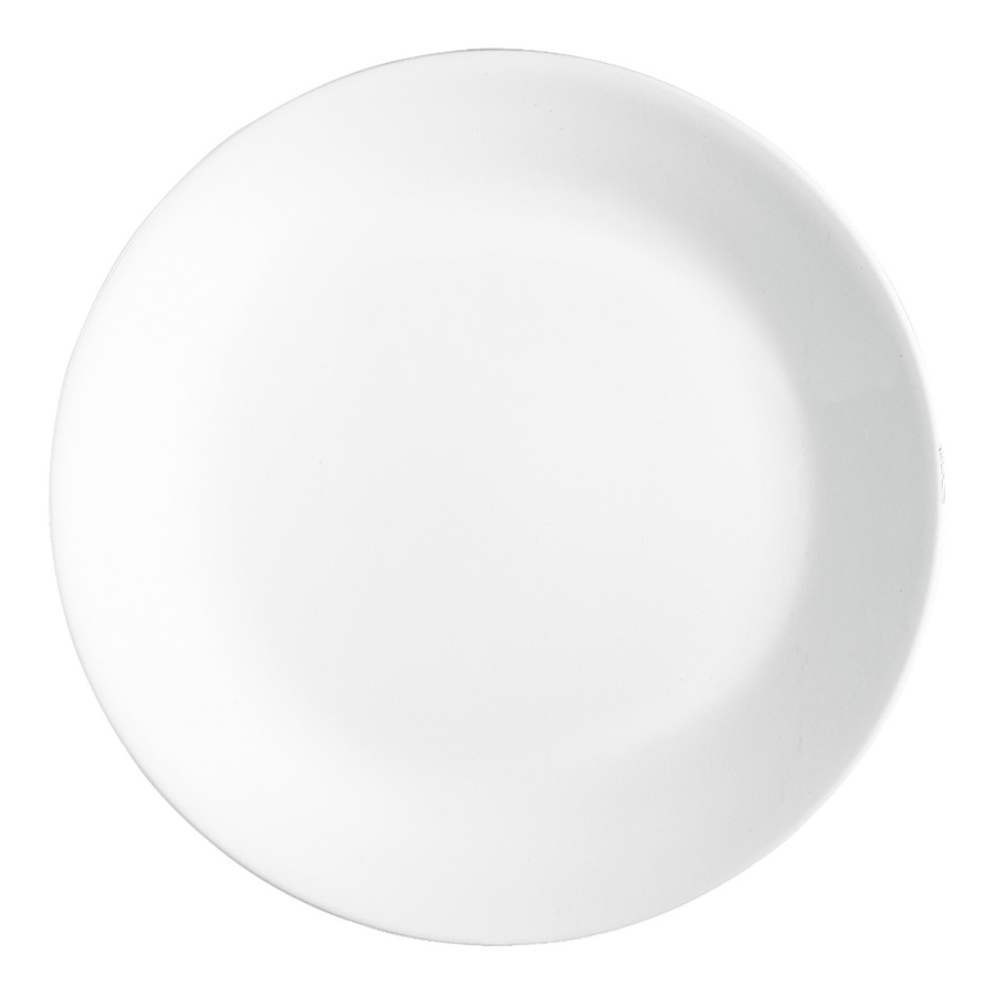 צלחת מנה ראשונה Winter frost white קורנינג - 4Chef